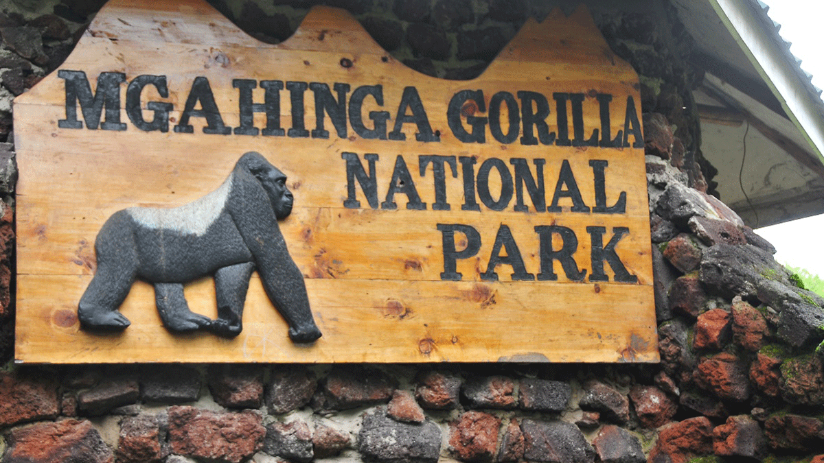 Map of Mgahinga - Mgahinga Gorilla National Park